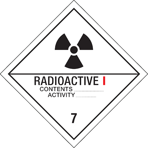 Gevaarsetiketten voor ADR, ADN, RID, IMDG en IATA