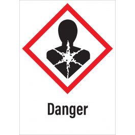Gezondheidsgevaar - Danger - GHS08 (Sticker) - Bestel Online